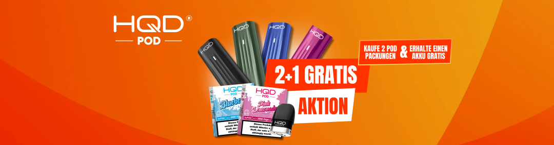HQD » E-Zigaretten & Vapes direkt bei HQD bestellen